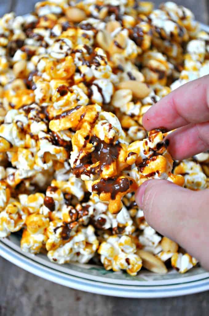 Vegan Snickers Popcorn - Rabbit and Wolves
