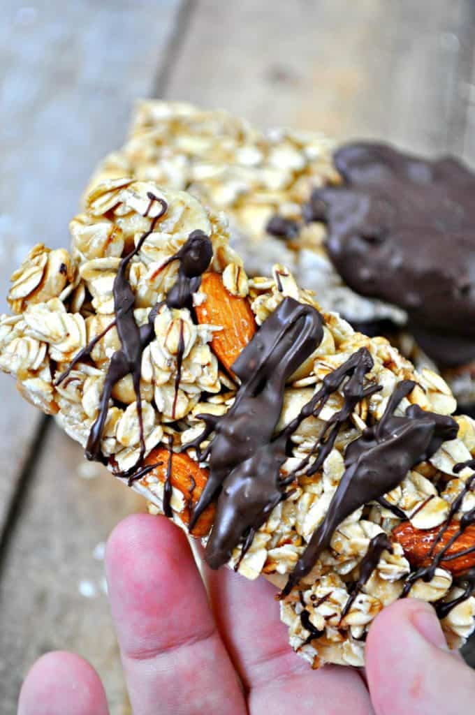 Vegan Nutty Mocha Granola Bars - Rabbit and Wolves