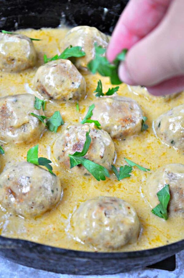 Vegan Swedish Meatballs - Rabbit and Wolves