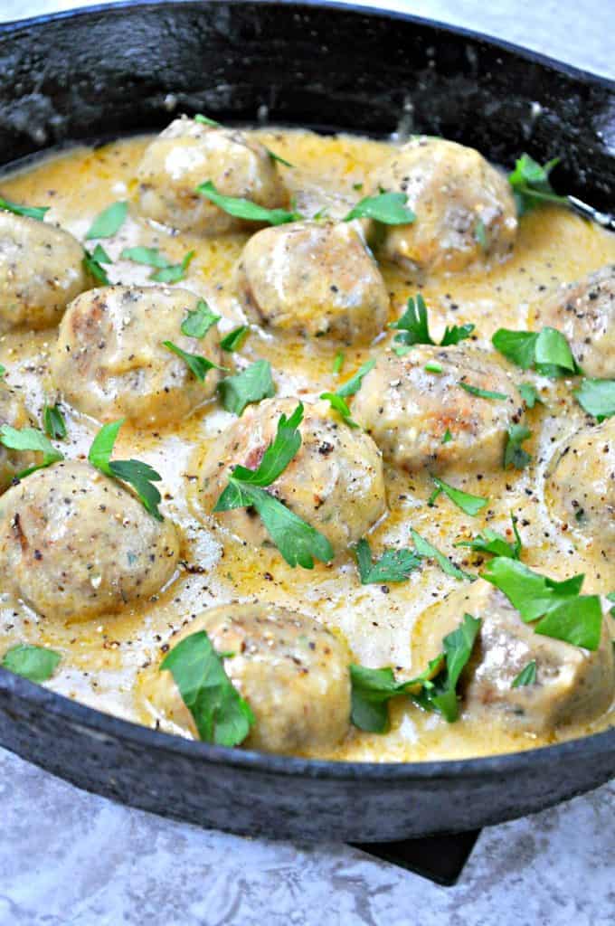 Vegan Swedish Meatballs - Rabbit and Wolves
