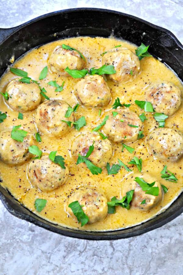 Vegan Swedish Meatballs - Rabbit and Wolves
