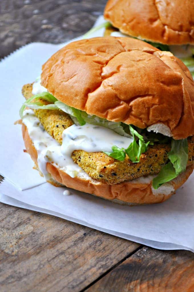 Vegan Southern Faux-Fish Sandwiches - Rabbit and Wolves