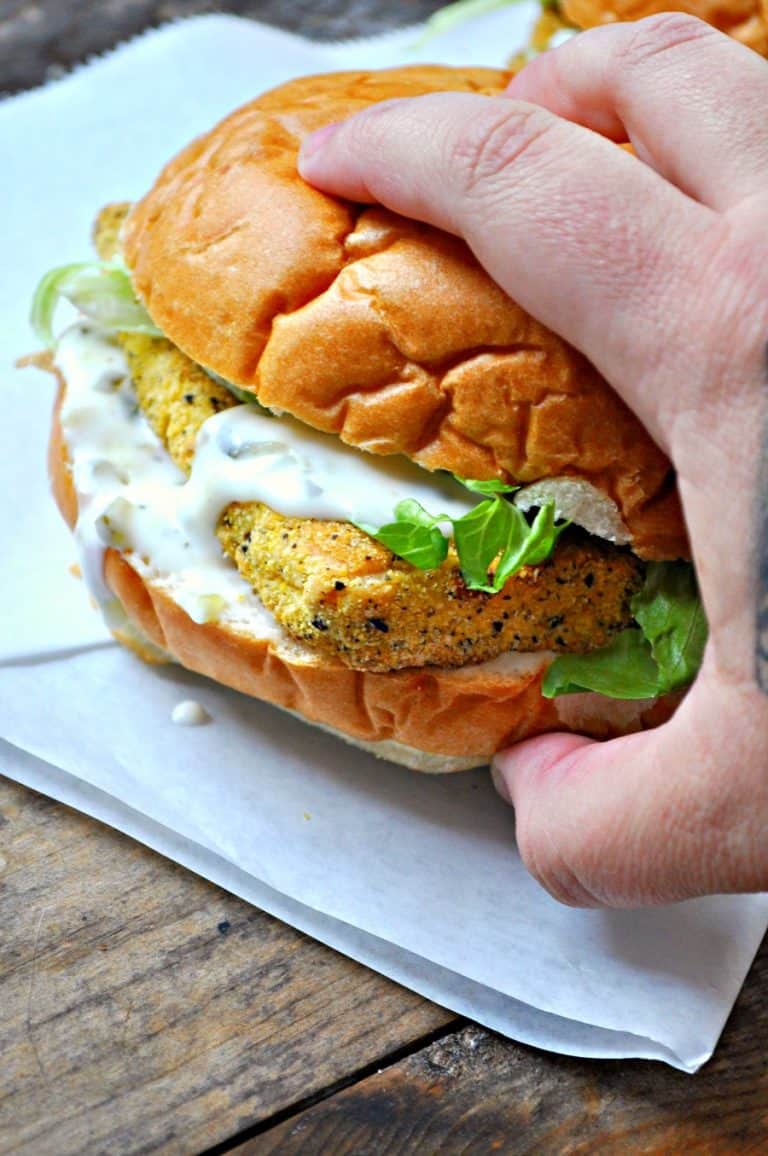 Vegan Southern Faux-Fish Sandwiches - Rabbit and Wolves