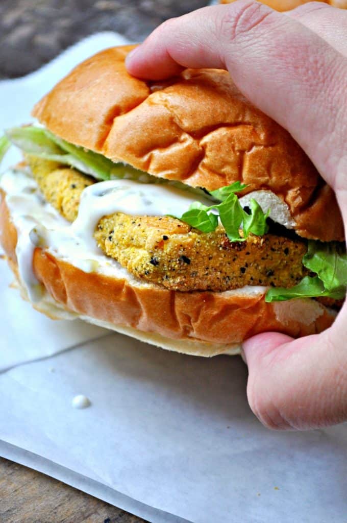 Vegan Southern Faux-Fish Sandwiches - Rabbit and Wolves