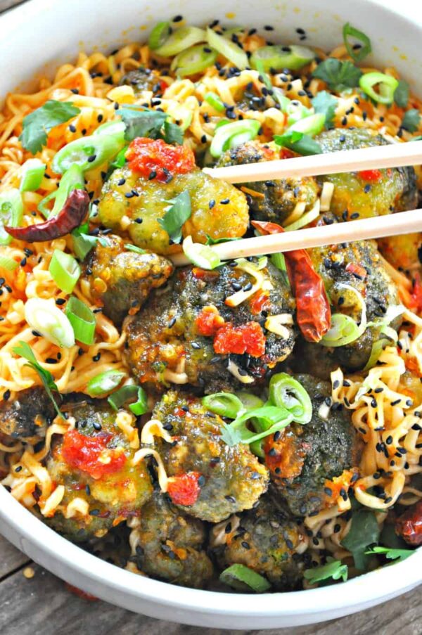 Vegan Firecracker Broccoli Ramen - Rabbit and Wolves