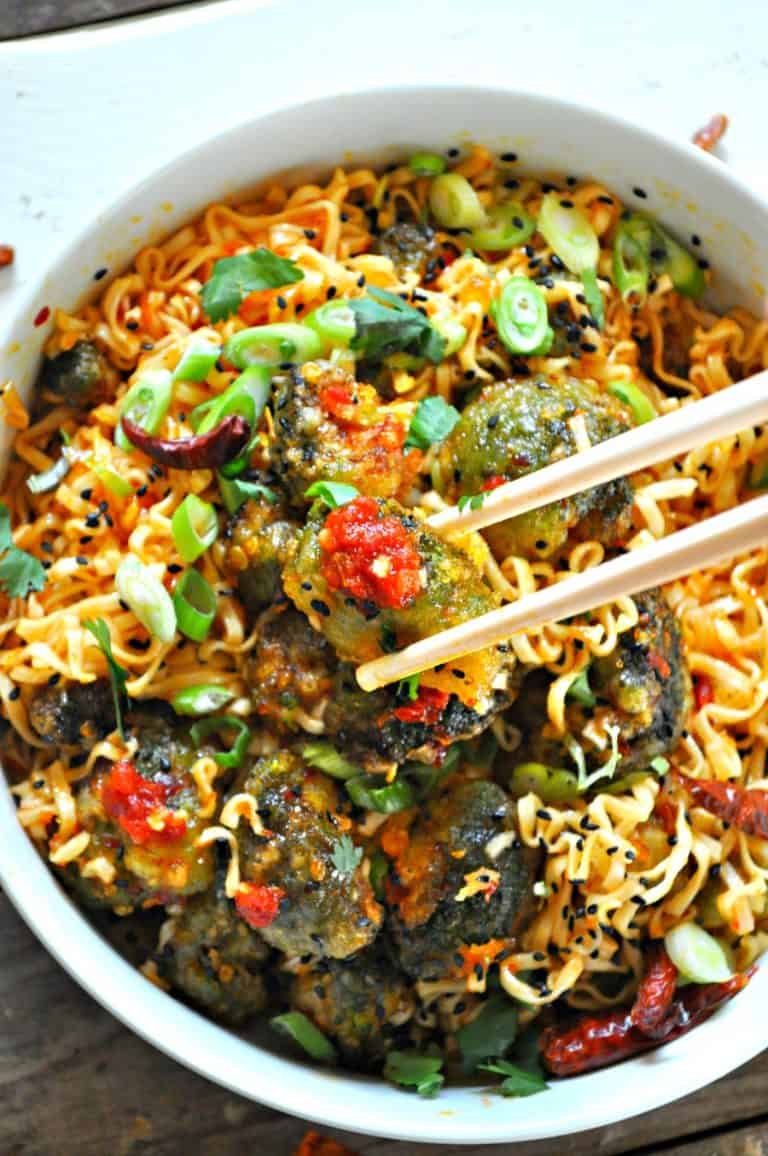Vegan Firecracker Broccoli Ramen - Rabbit and Wolves