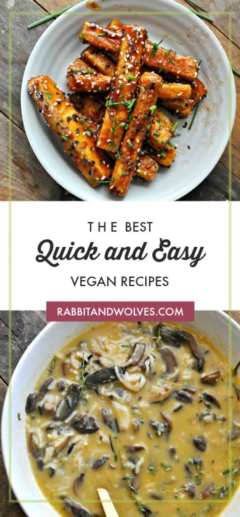The Best Quick and Easy Vegan Recipes - Rabbit and Wolves