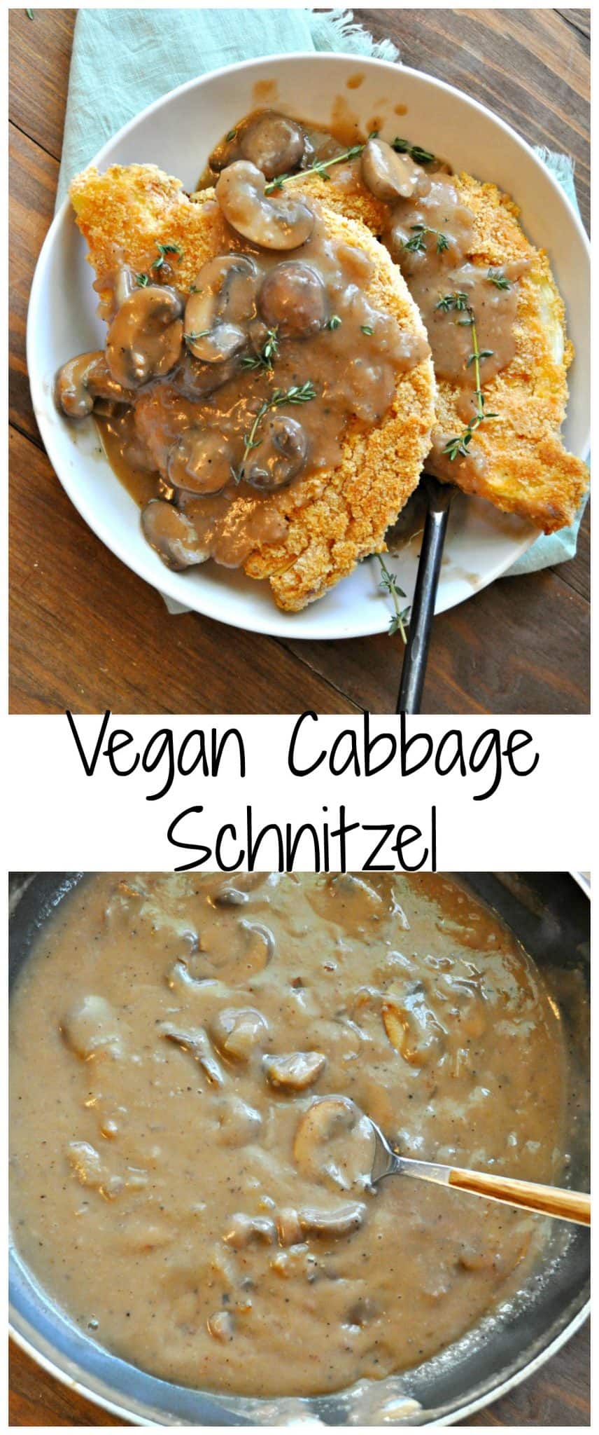 Vegan Cabbage Schnitzel - Rabbit and Wolves