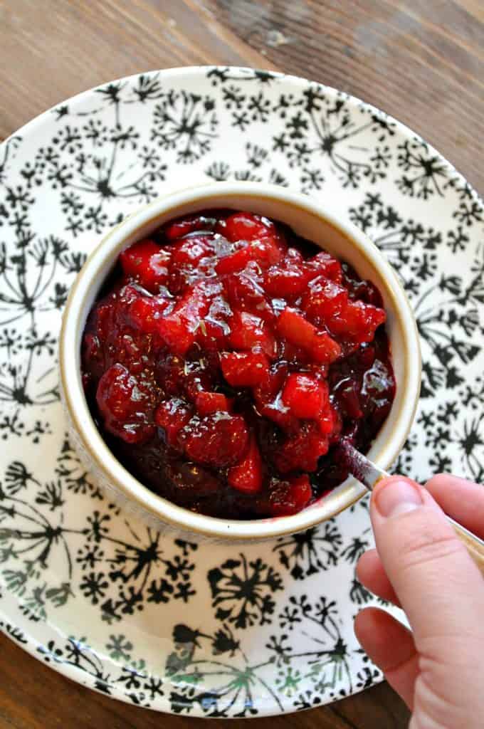 Cranberry Pear Relish - Rabbit and Wolves