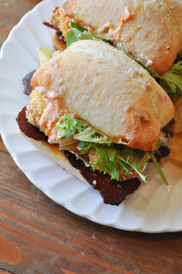 Crispy Tofu Vegan BLT - Rabbit and Wolves