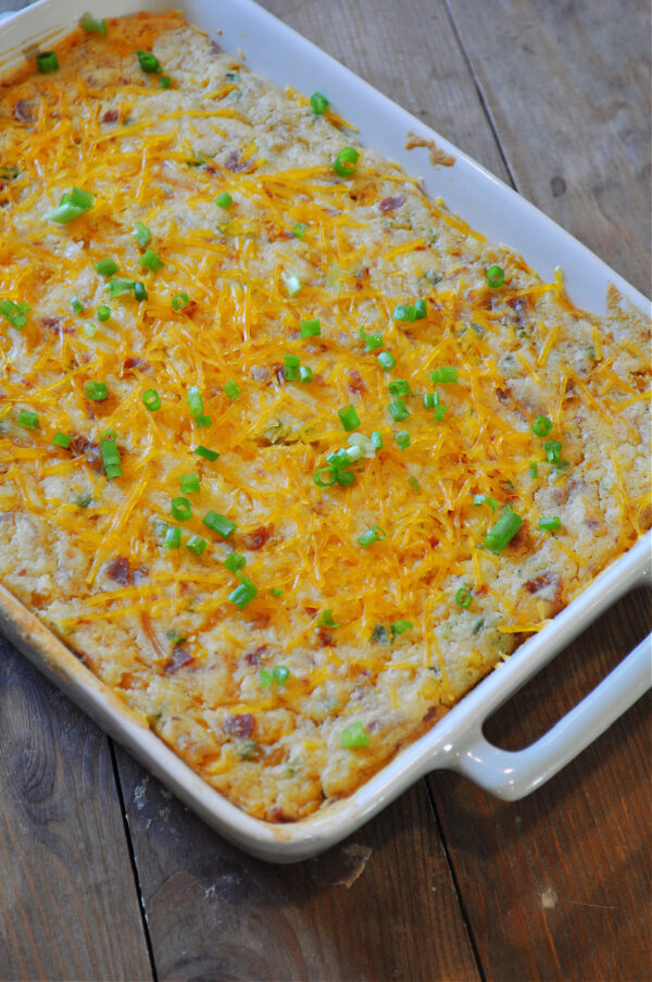 The Best Vegan Corn Casserole Ever - Rabbit and Wolves