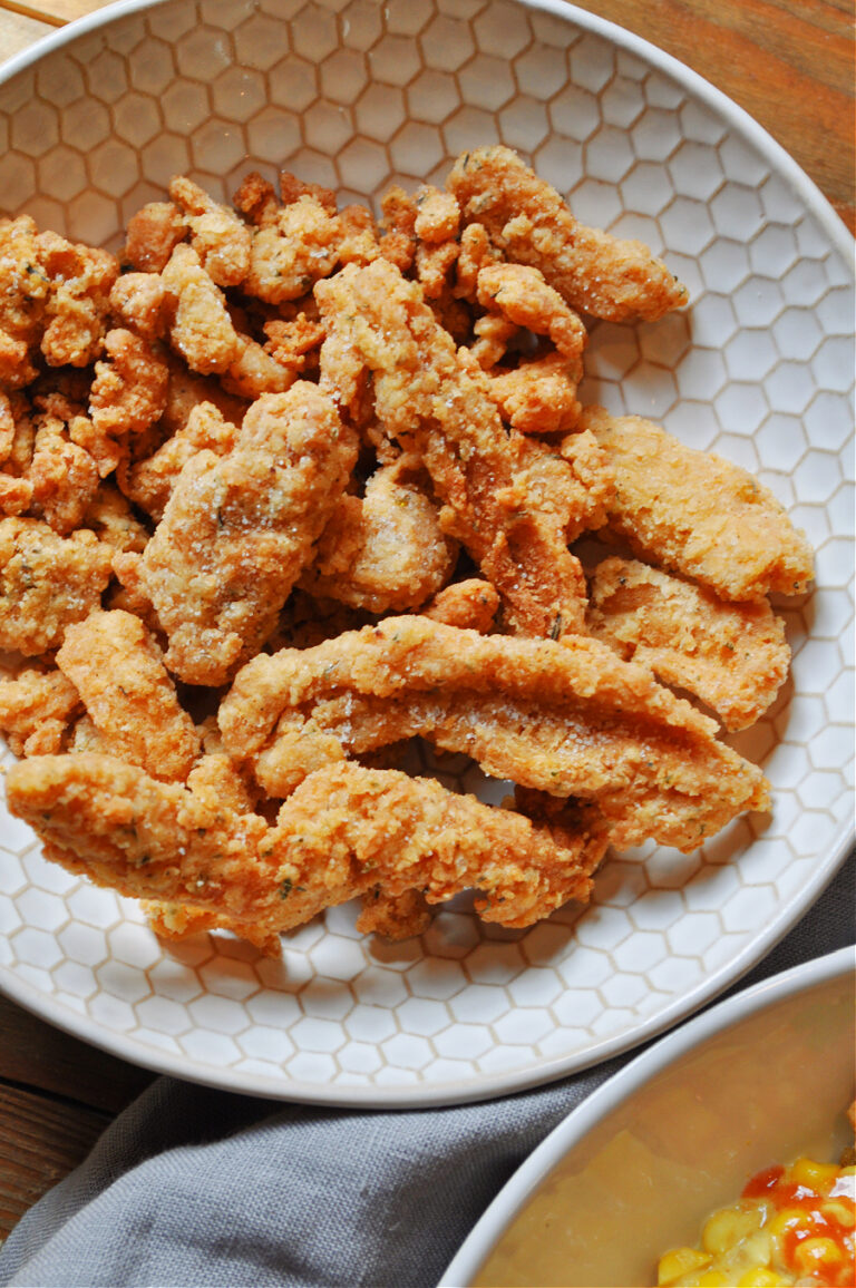 Popcorn Vegan Fried "Chicken" - Rabbit and Wolves
