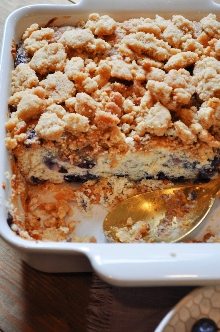 The Ultimate Vegan Blueberry Buckle - Rabbit and Wolves