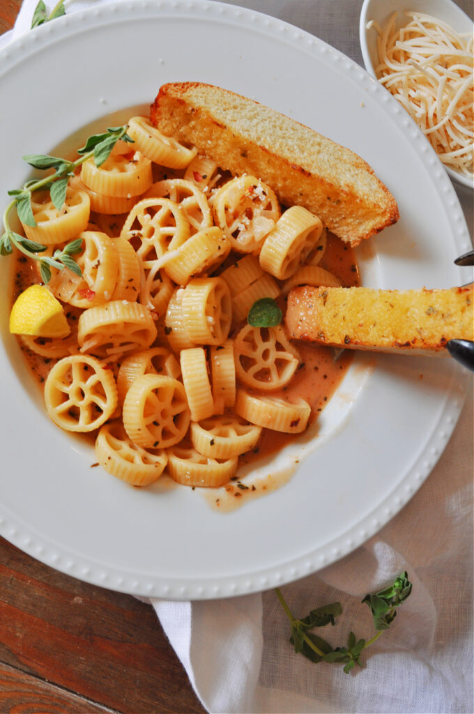 The Best Brothy Vegan Pomodoro Pasta - Rabbit and Wolves