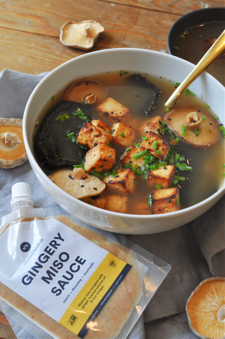 The Easiest Vegan Miso Soup - Rabbit and Wolves